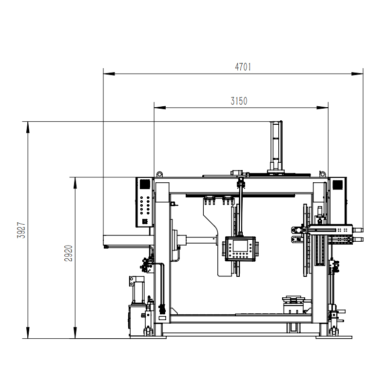 AVOL-1010 Fully Automatic APG clamping machine - Volmet